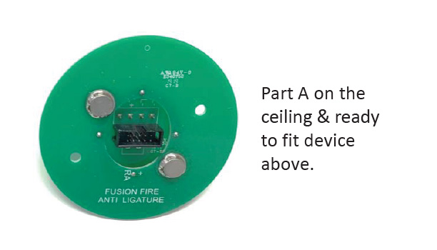 Anti Ligature Mounting Base for Fusion Detectors - Fusion Fire Systems